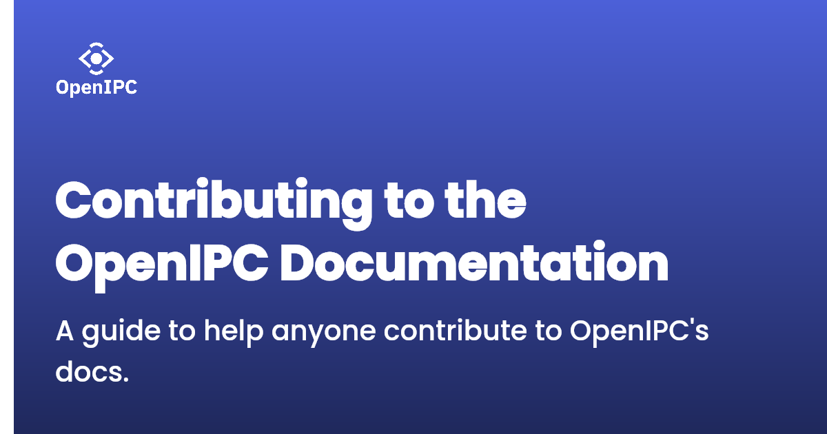 Contributing to the OpenIPC Documentation | Documentation