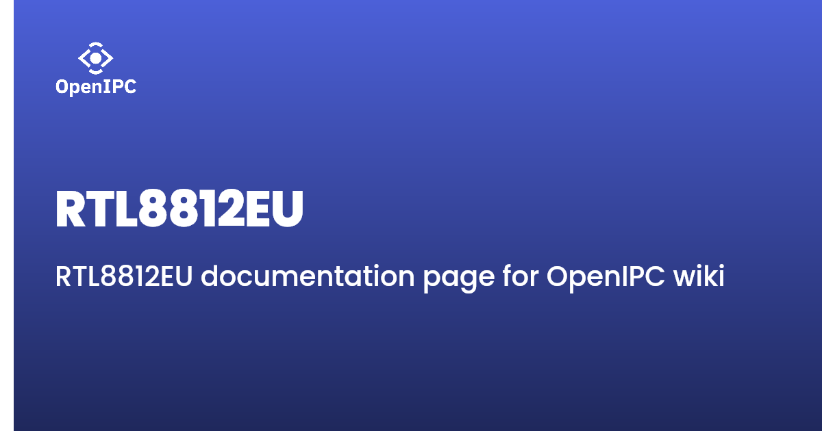RTL8812EU | Documentation