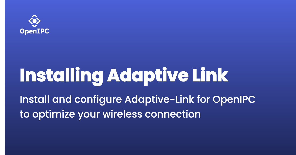 Installing Adaptive Link | Documentation